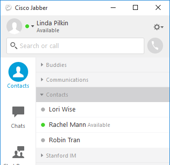 How to Chat and Add Contacts with Jabber for Windows | University IT