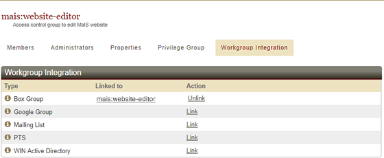 Workgroup Integration | University IT