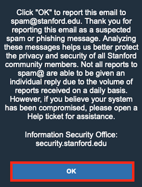 How to Use the Phish Reporter Button | University IT