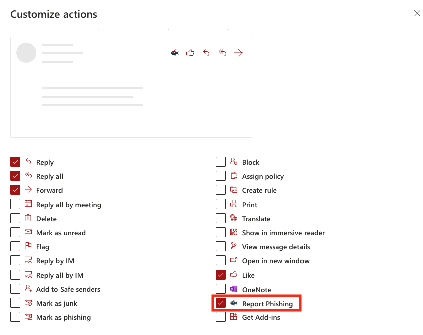 How to Add the Phish Reporter Button to Messages in Outlook on the Web ...